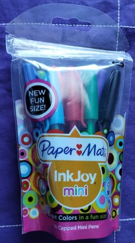 Paper Mate InkJoy 10 Mini 1.0m Ballpoint Pens per Pack (1920021) New ...