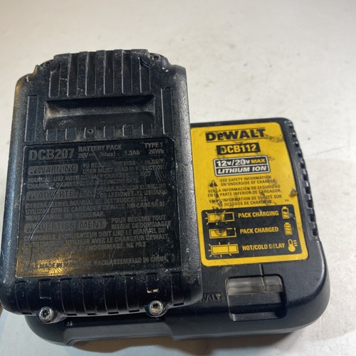 Dewalt DCB112 12V/20V Charger With DCB207 Battery Working Condition | eBay