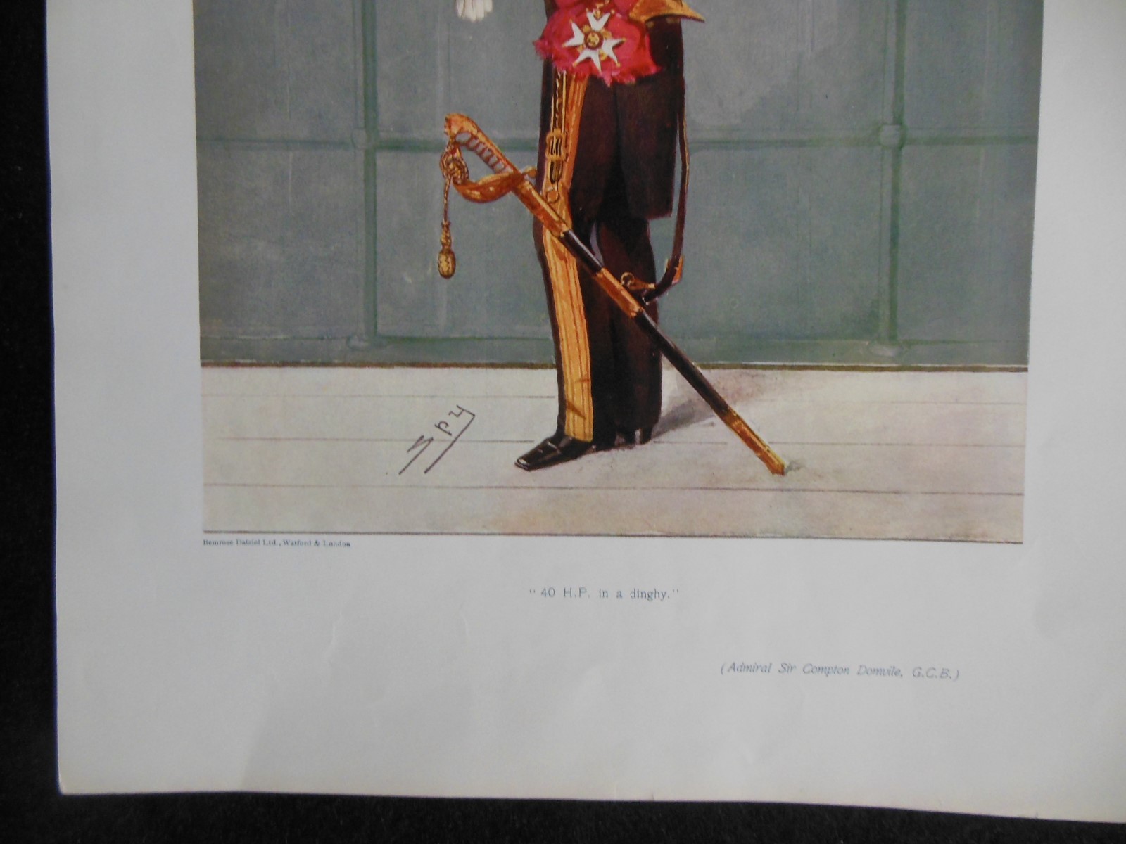 Admiral Sir Compton Domvile (1906) Original Vanity Fair Spy Military ...