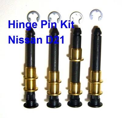 Set Door Hinge Pin Kit fits Nissan D21 Hardbody Frontier Navara Pickup ...