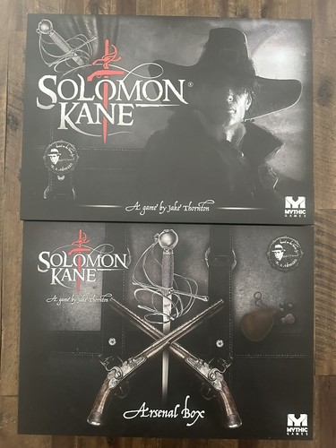Solomon Kane And Arsenal Box Board Game +Several Fixed Errata Cards | eBay