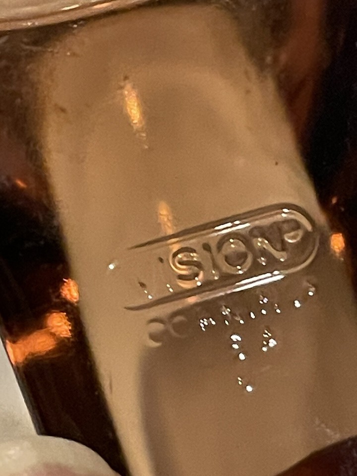 Vision Ware 10” Skillet Amber Glass Fry Pan Waffle Bottom Corning Ware ...