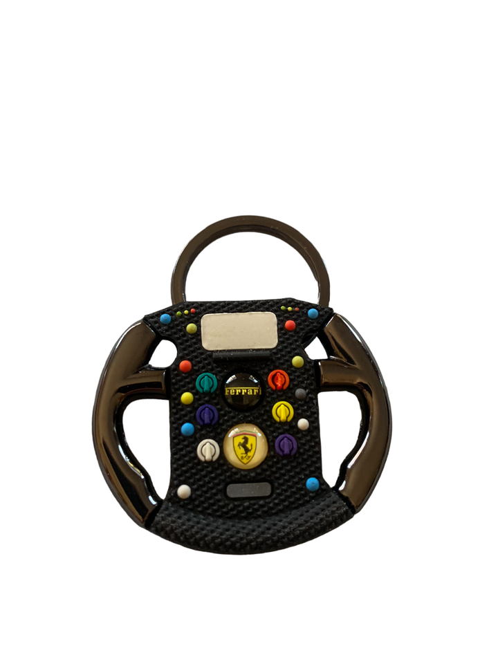 Ferrari Gift Set: Ferrari Steering Wheel Key-Chain & Red Ferrari Pen in ...