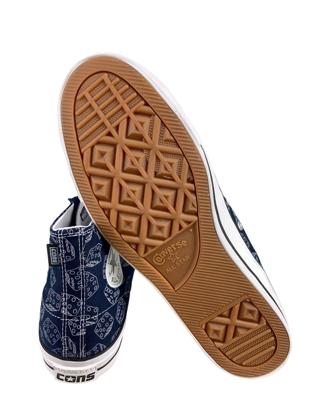 NEW Converse Chuck Taylor All Star Pro Hi Dice Blue White Shoes Mens 11 ...