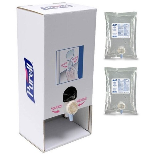 Gojo Purell Table Top Hand Sanitizer Kit With 2 x 1000ml Refills 2156 ...