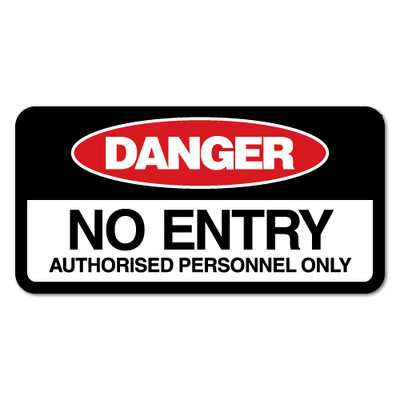 No Entry Sticker Decal Safety Sign Car Vinyl #7655NM | eBay