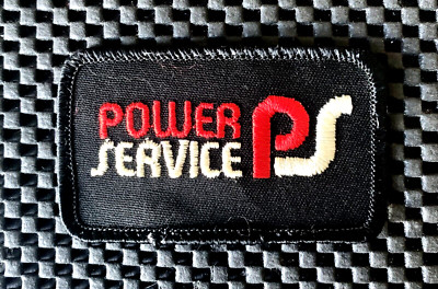 PS POWER SERVICE EMBROIDERED SEW ON PATCH DIESEL KLEEN TECHNOLOGY 3 1/4 ...