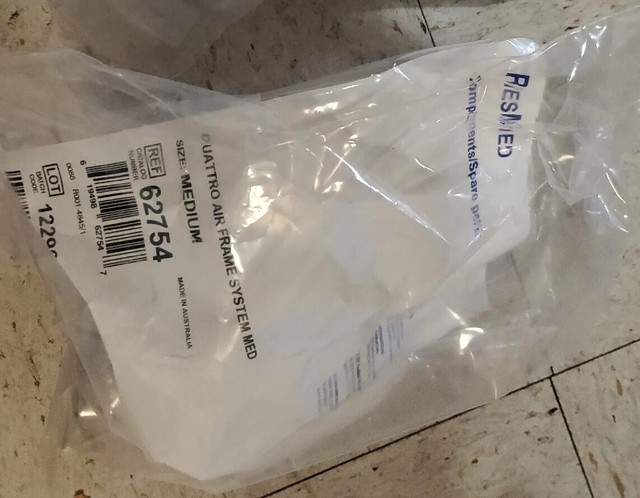 ResMed Quattro Air Medium Frame System for Sleep Apnea 62754 for sale ...
