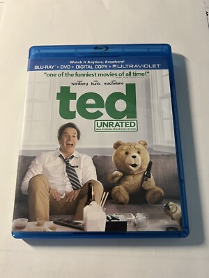 Ted (Blu Ray + DVD Movie) Mark Wahlberg Unrated | eBay