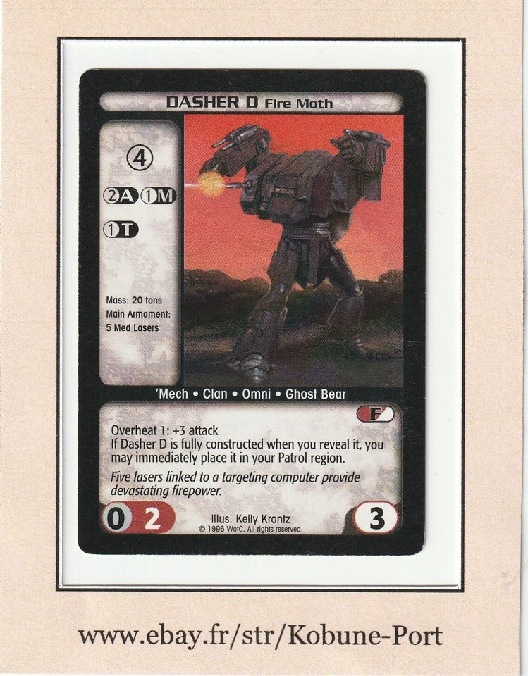 Battletech CCG Limited / Clan Mech Cards | eBay