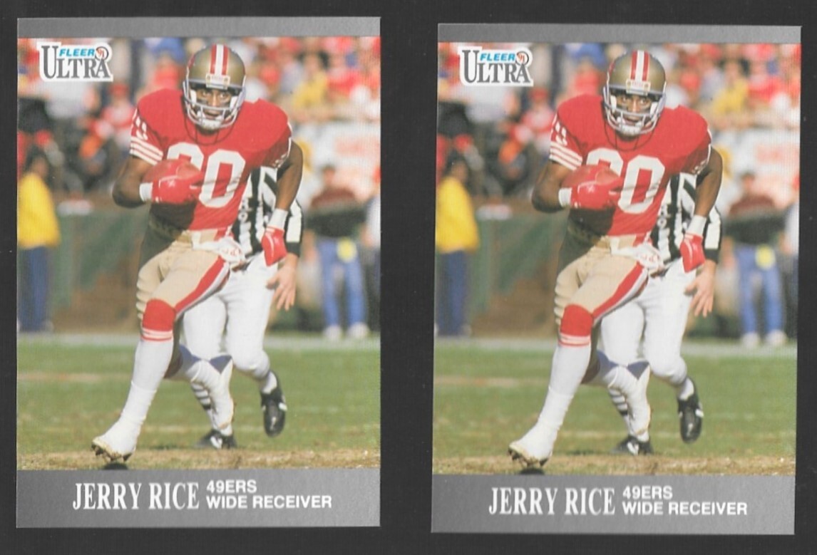 (2) 1991 Fleer Ultra Jerry Rice #254 San Francisco 49ers | eBay