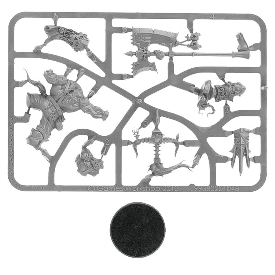 Warhammer AOS Khorne Bloodbound : Exalted Deathbringer with Ruinous Axe ...