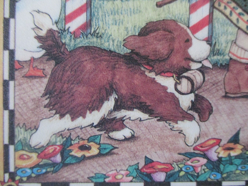 Mary Engelbreit Plaque That's What Friends are For Colorplak Girl Dog ...