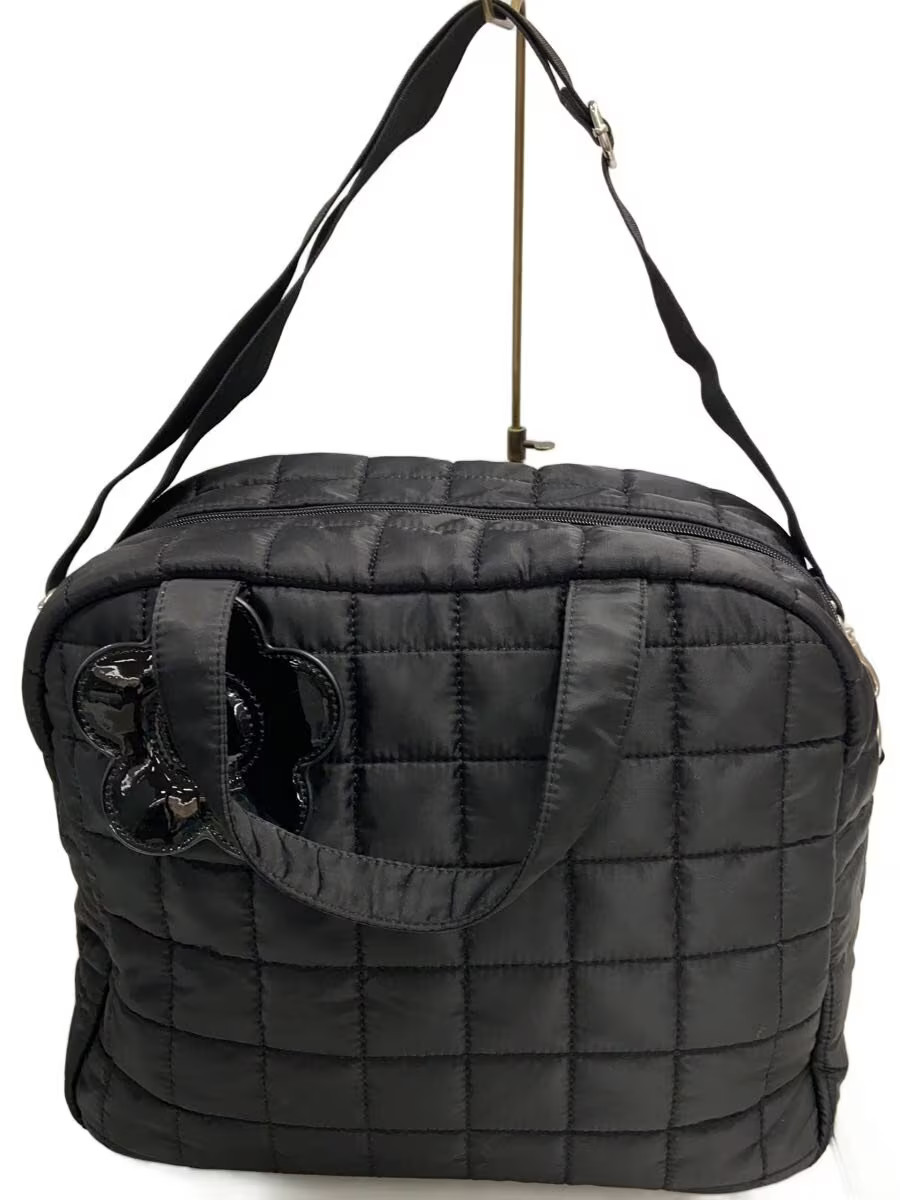 【US Duty Included】MARY QUANT Boston Bag -- BLACK - Gem