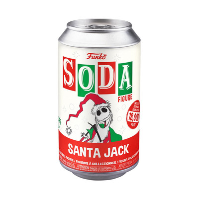 Figurine Funko Soda: Santa Jack De L'Avant Noël 4,25" Dans Une Canette ...