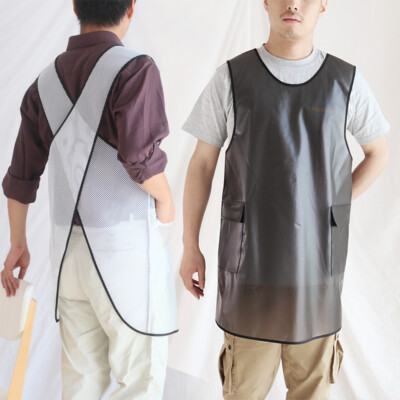 Unisex Transparent Apron Household Kitchen Waterproof Oil-Proof Plastic ...
