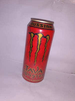 2007 Java Monster Energy RUSSIAN! ONE (1) Can - Full, Sealed 15 oz Can ...