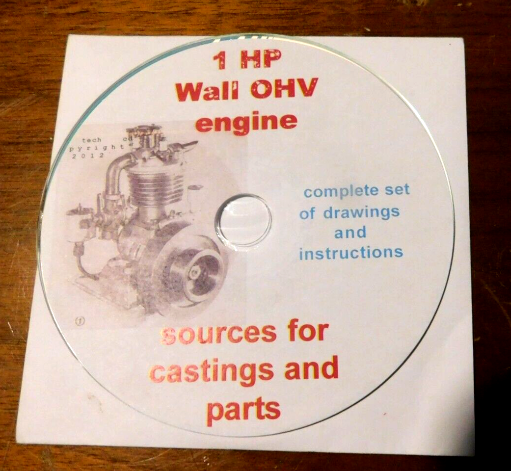 1 HP Elmer Wall engine drawings and instructions on CD-ROM | eBay