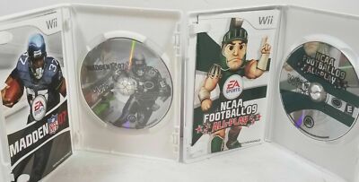 Madden 07 + NCAA Football 09: All-Play (Nintendo Wii Wii U) w manual ...