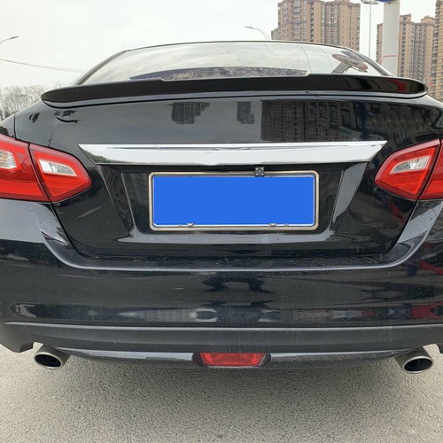 For 2016-2018 Nissan Altima Gloss Black Rear Door Tail Trunk Spoiler ...