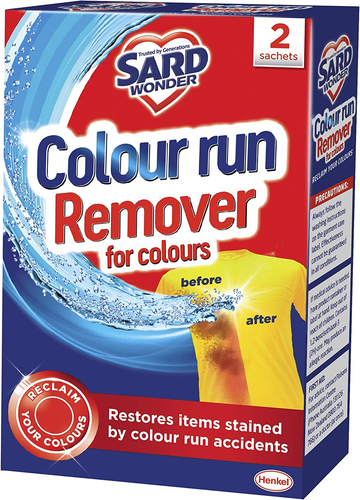 Colour Run Remover for Colours for Machine or Hand Use, 2 Sachets ...
