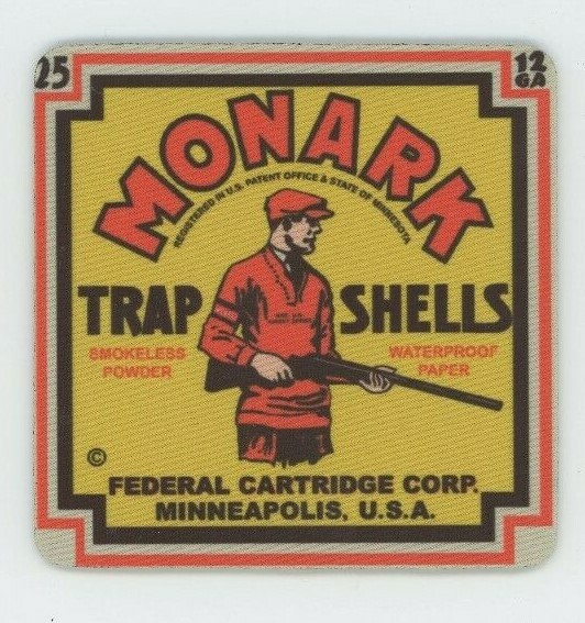 Federal Monark Trap Shells - Ammo Box Clay Target COASTER - 12 ga | eBay