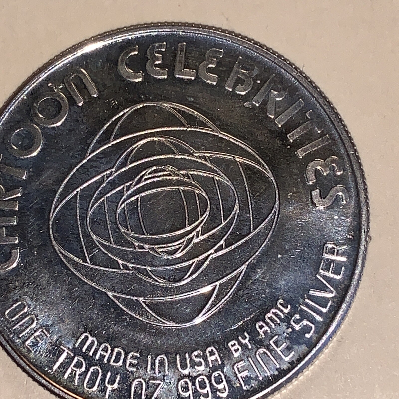 1987 AMC Cartoon Celebrities Little Beaver 1oz Silver Round Coin (Great ...