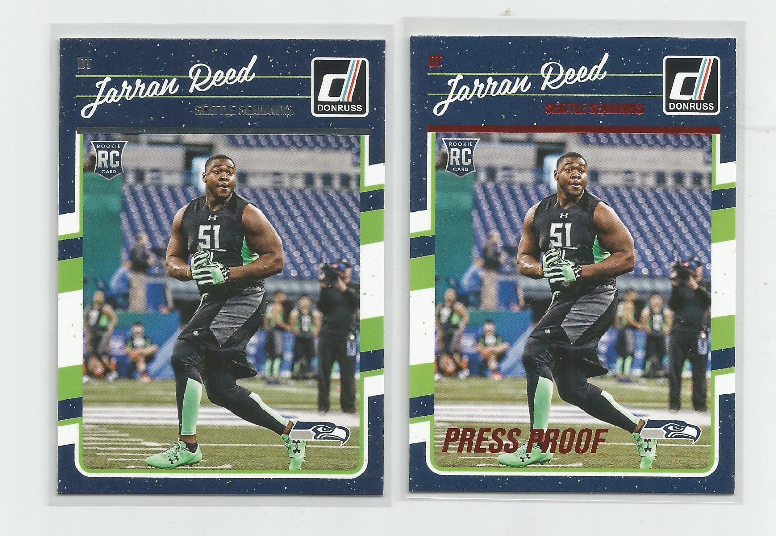 2016 Donruss JARRAN REED Rookie & Red Press Proof | eBay