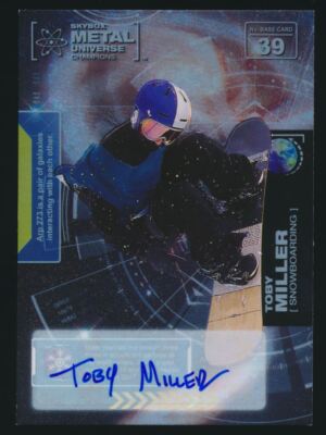 2021 Metal Universe Champions Silver Autograph #39 A Toby Miller RC ...