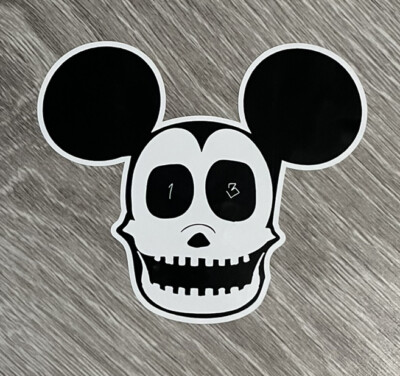 Mickey Mouse Sticker - Punk Rock Heavy Metal | eBay
