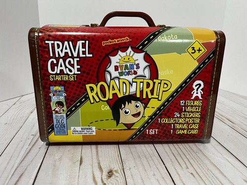 Ryan's World Road Trip Travel Case Starter Kit Bonkers New 12 Figures ...