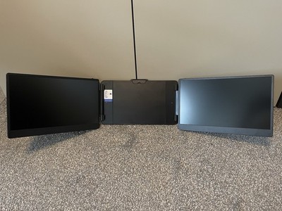 KEFEYA S2 - Triple Screen Portable Laptop Monitor Extender 14” 60Hz ...