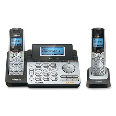 Vtech Communications 80088300 Ds6151-2 Two-handset Two-line Cordless ...