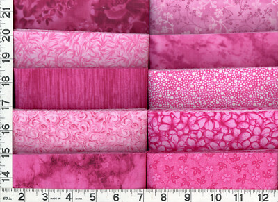 I Love Pink Jelly Roll 40 - 2.5" Strips Quilting & Sewing Fabric | eBay ...