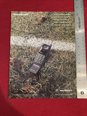 Motorola Cellular Phone 1997 Print Ad | eBay