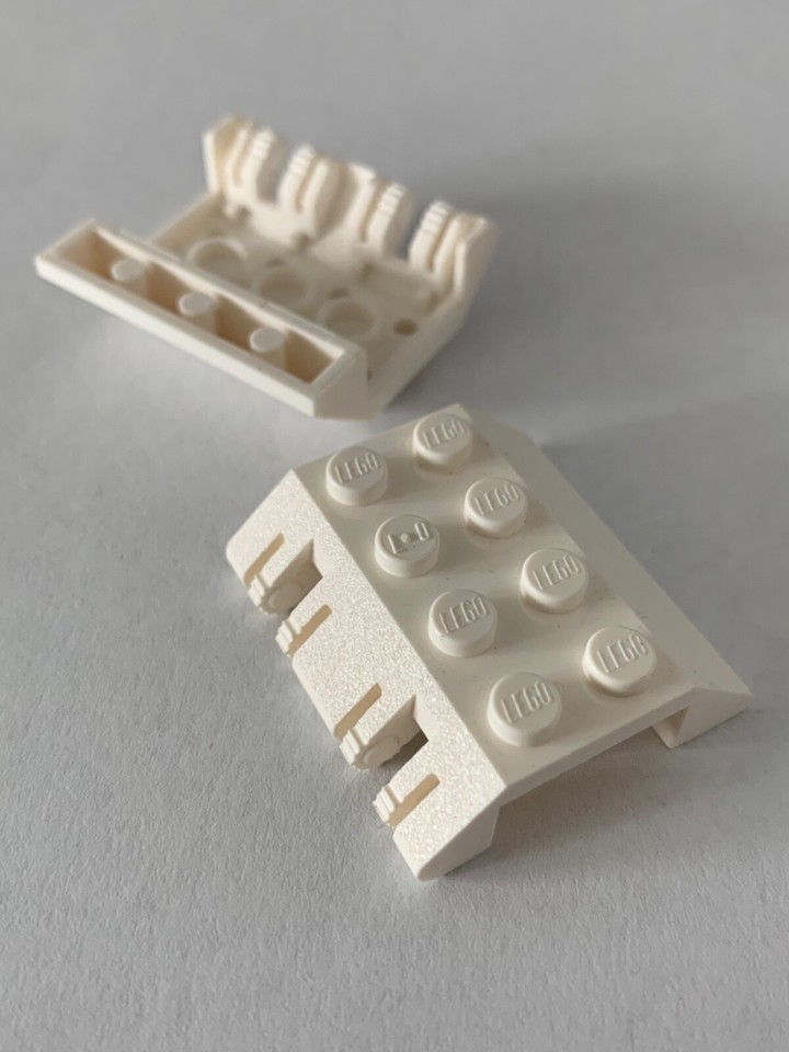 Lego Part 44571 (2pcs) Slope 45 4x4 Double With Locking Hinge | eBay