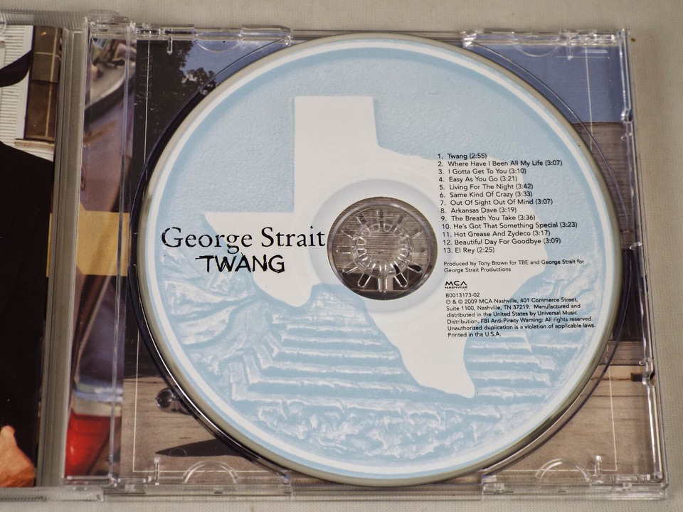 TWANG by George Strait (CD, 2009) 13 Tracks MINT 602527121963 | eBay