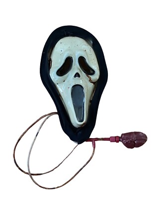 Scream Mask Adult Bleeding Ghost Face Mask Halloween | eBay