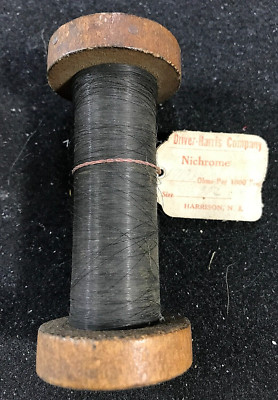 Vintage wooden Thread Spool 4" Tall -- Driver Harris Co. Harrison NY | eBay