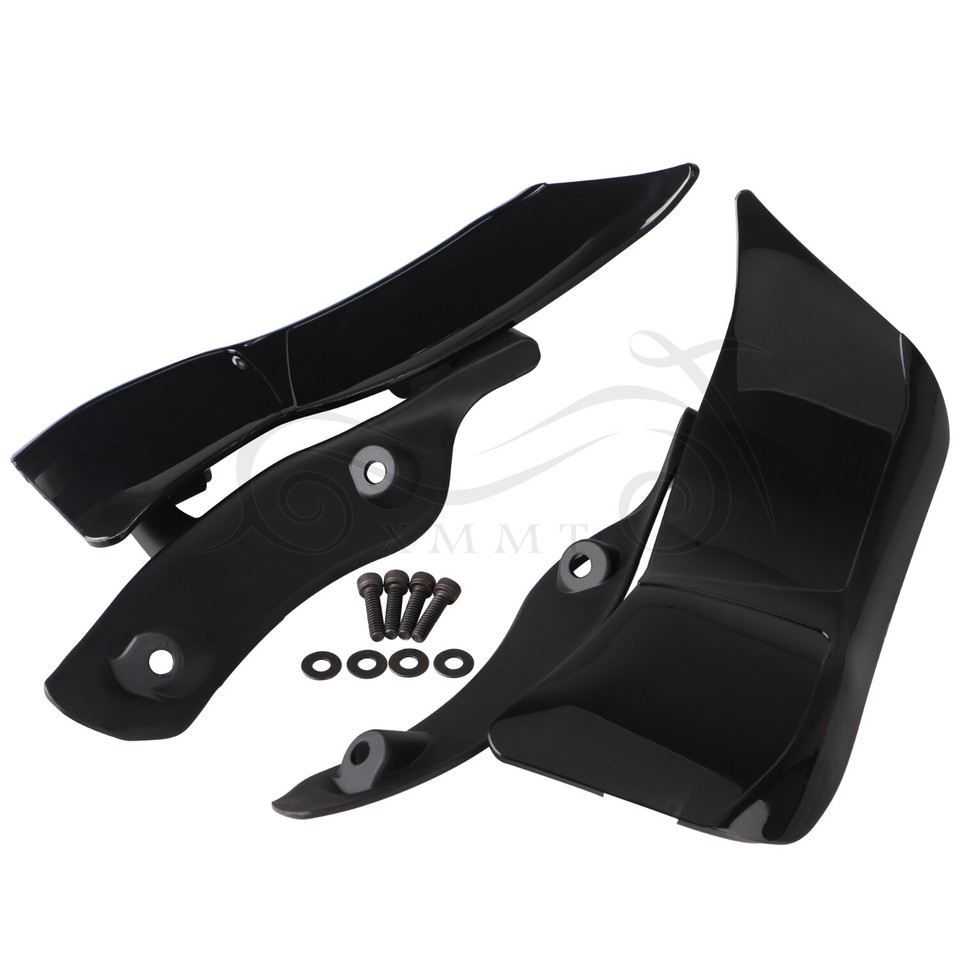 Adjustable Upper Fairing Side Wind Air Deflector For Harley Road Glide ...