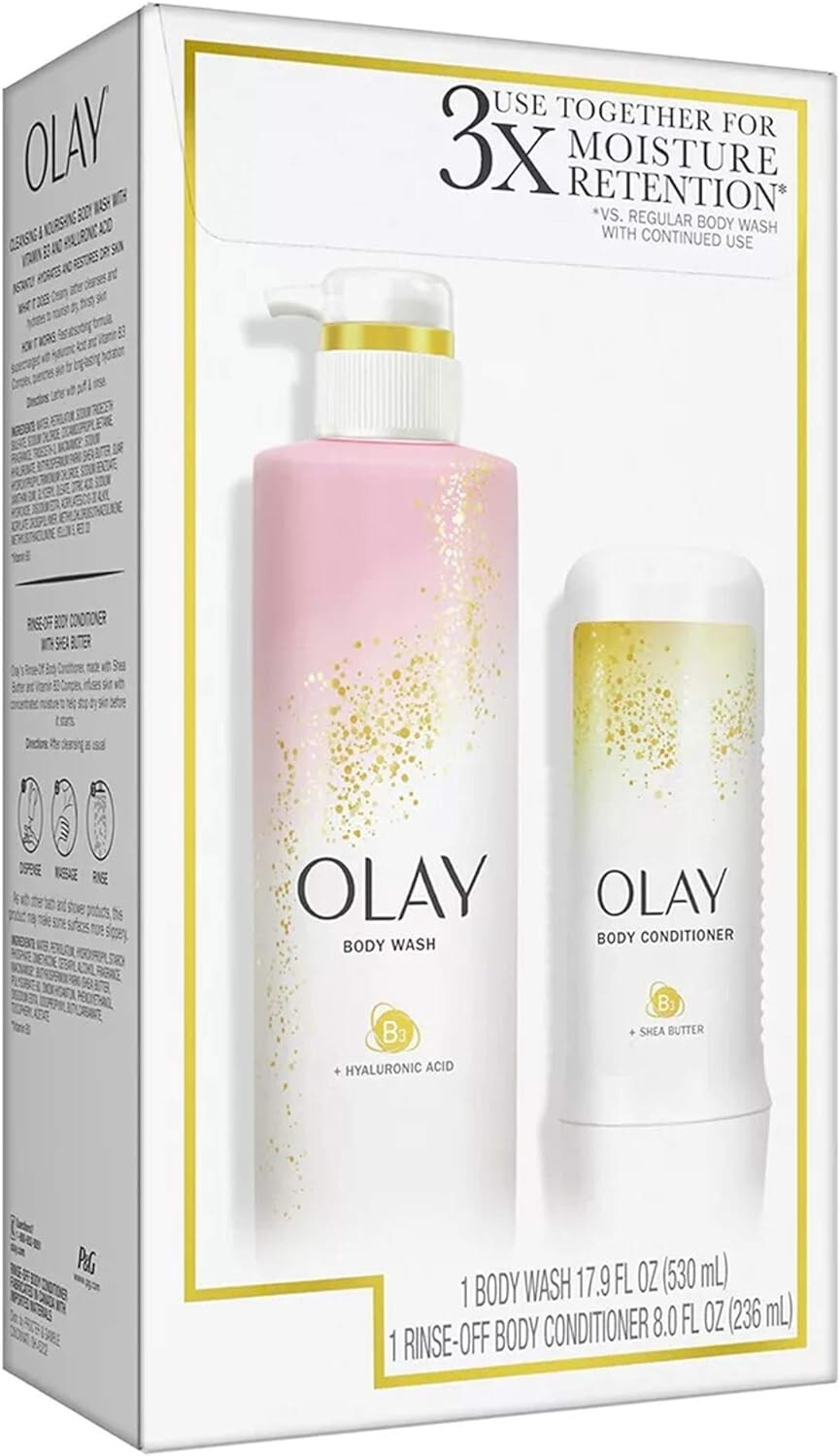 Olay CLEANSING & NOURISHING BODY WASH/CONDITIONER SET {2 Pieces}🚿 | eBay