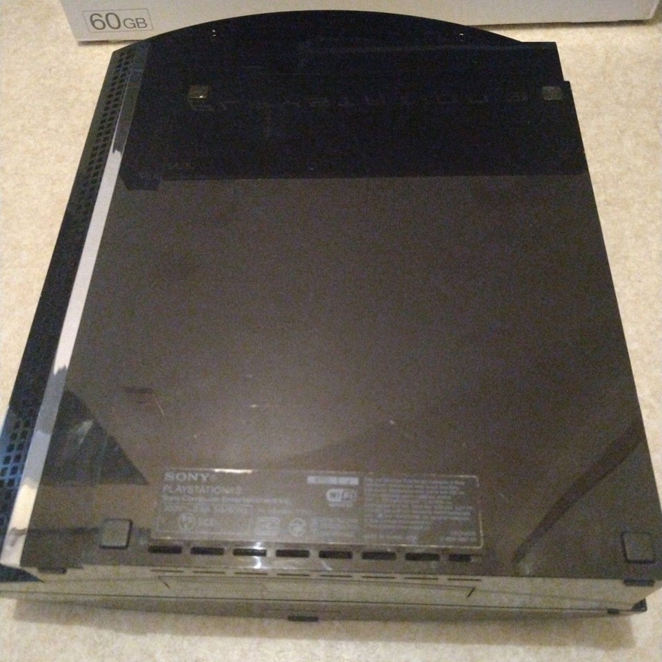 Sony PlayStation 3 PS3 320GB Black Console CECH-A00 unit set boxed used ...