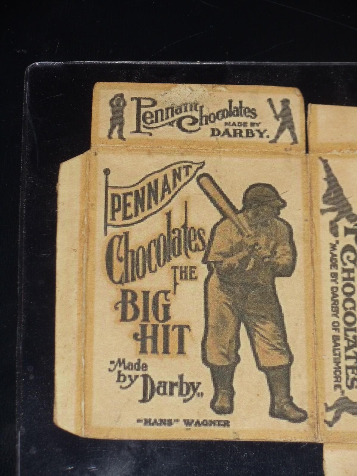 1910 Darby Chocolates Honus Wagner Walter Snodgrass Full Box Reprint ...