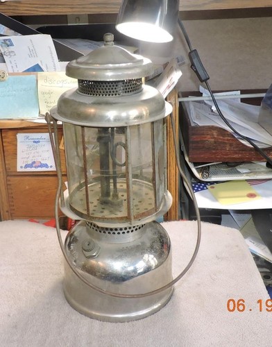 Antique Coleman Mica Isinglass Shade Air-O-Lantern Model QL | eBay
