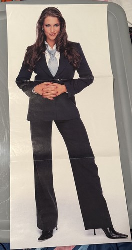 WWF WWE Magazine Lita & Stephanie McMahon Posters Lot Of 2 Double Sided ...