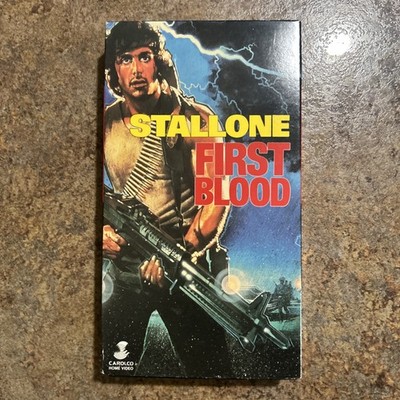 First Blood (VHS, 1990) Carolco Home Video - Sylvester Stallone - Very ...