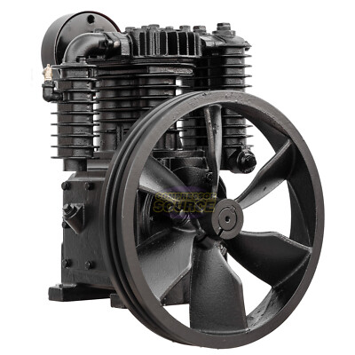 5 HP Replacement Air Compressor Pump Two Stage 2 Cylinder 19 SCFM Max ...
