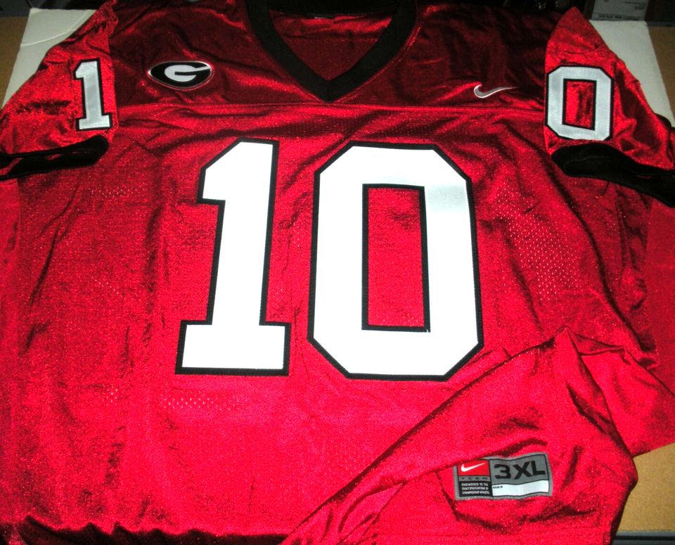 FRAN TARKENTON GEORGIA BULLDOGS RARE W/COA SIGNED OFFICIAL LICENSED NIKE JERSEY | eBay