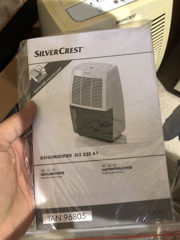 20L silvercrest dehumidifier sle 320 a1 20L | eBay UK