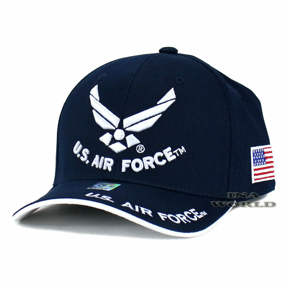 U.S.AIR FORCE Hat USAF Official Licensed Baseball Cap Flag on Side ...